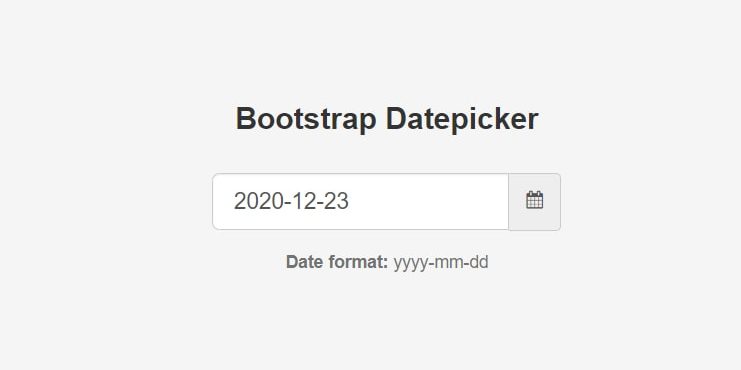 20+ примеров Bootstrap Datepicker - csshint